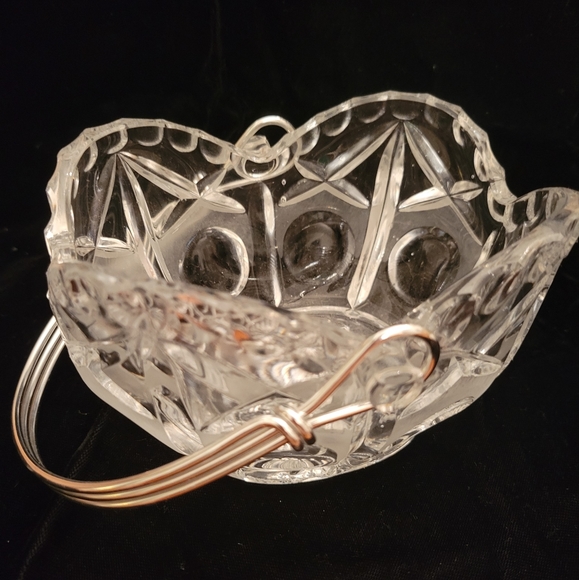 Accents | Vintage Crystal Cut Glass Candy Dish By Price Creations ...